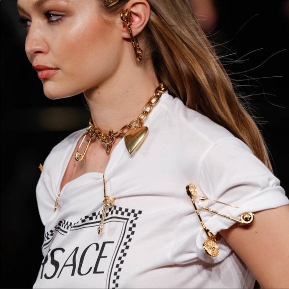 Accessories | Versace Safety Pins | Poshmark